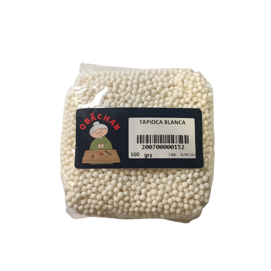 PERLA DE TAPIOCA MEDIANA 500 G (REENVASADO) – Obachan